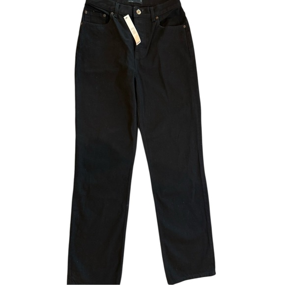 ASOS | Jeans | Asos Womens Black Jeans Hidden Button Fly High Waist ...